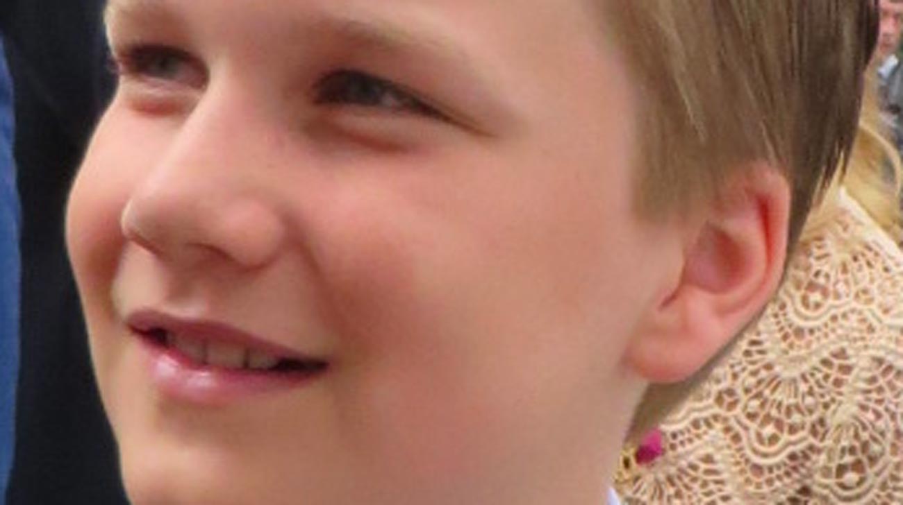 Le prince Gabriel de Belgique