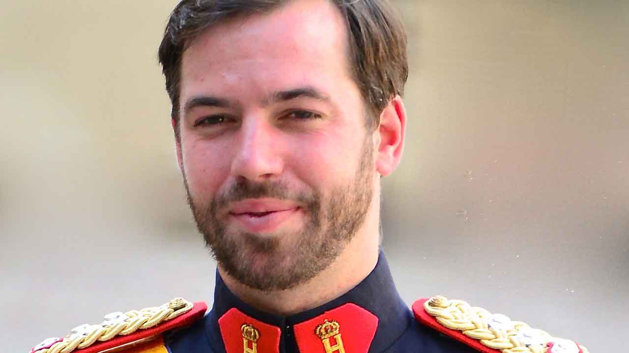 Le grand-duc héritier Guillaume à la réception de Nouvel An du Conseil ...