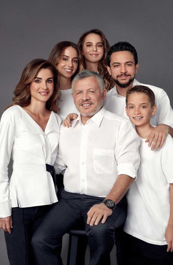 La famille royale de Jordanie
