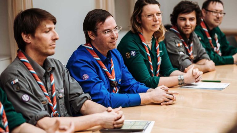 Guillaume de Luxembourg, chef scout du pays, a participé au conseil d ...