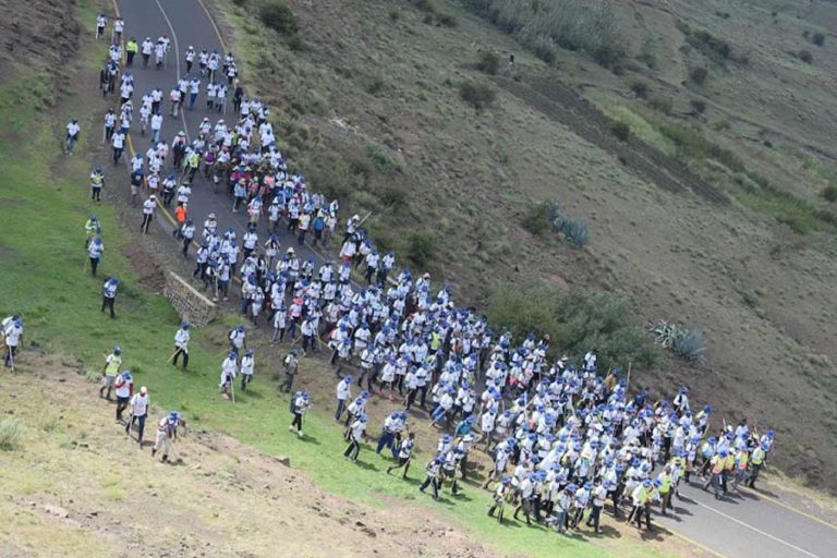 Le roi Letsie III a guidé son peuple à travers le Lesotho lors de la ...