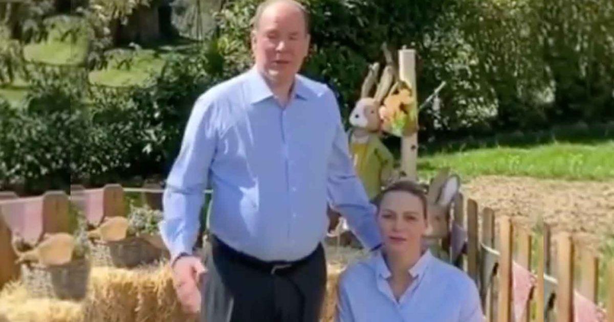 Albert et Charlene envoient une vidéo pour Pâques depuis leur jardin de ...
