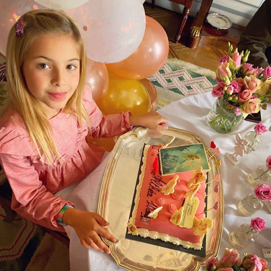 La princesse Althea de Ligne-La Trémoille fête ses 10 ans pendant le ...