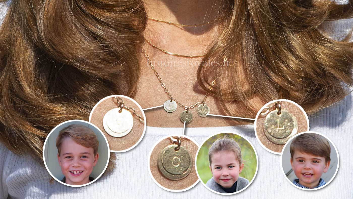 Le collier de Kate Middleton pour avoir toujours ses 3 enfants auprès d ...