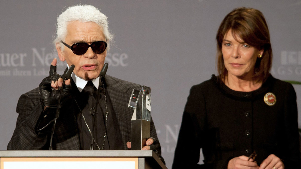 Caroline de Monaco photographiée nue par Karl Lagerfeld
