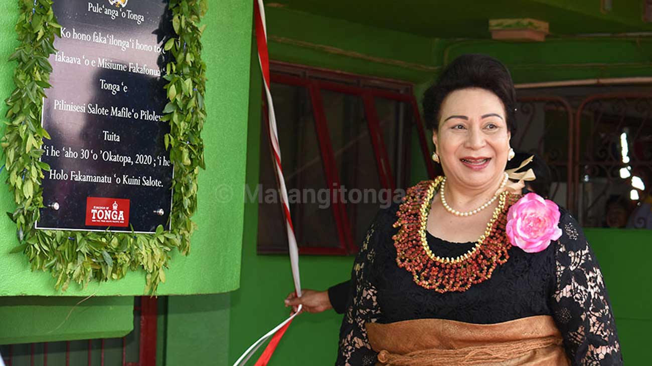 La princesse Pilolevu Tuita ouvre le nouveau Musée national des Tonga