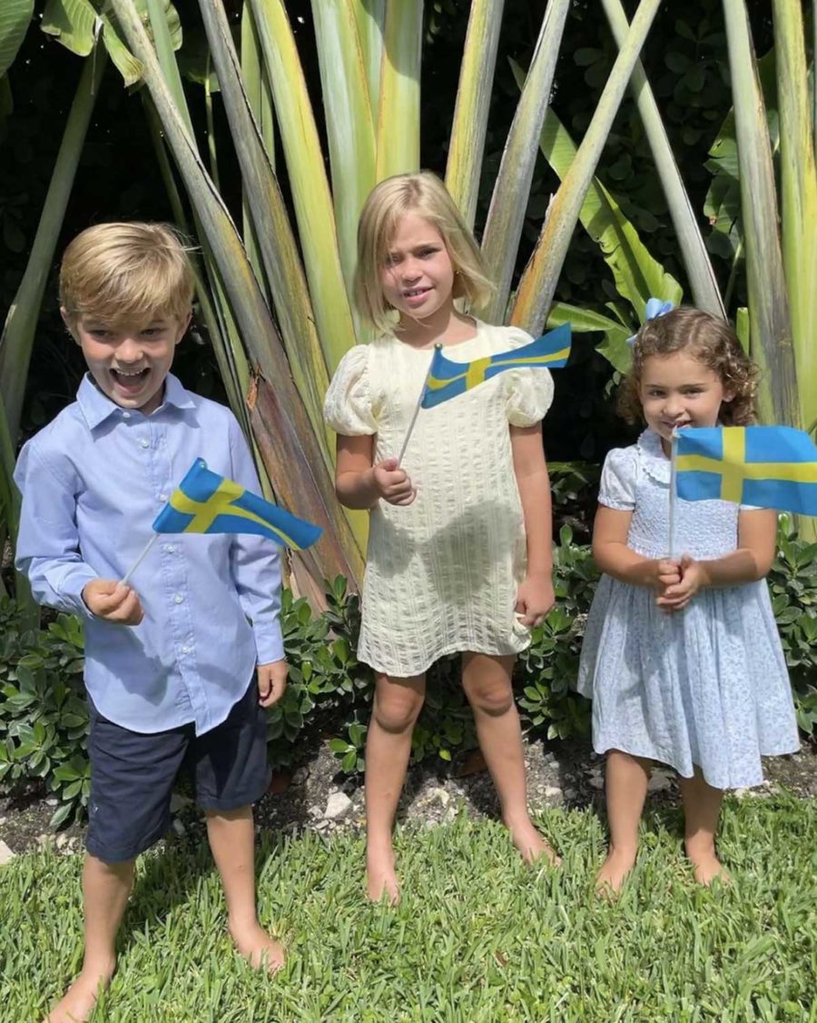 Les enfants de la princesse Madeleine célèbrent la fête nationale de ...