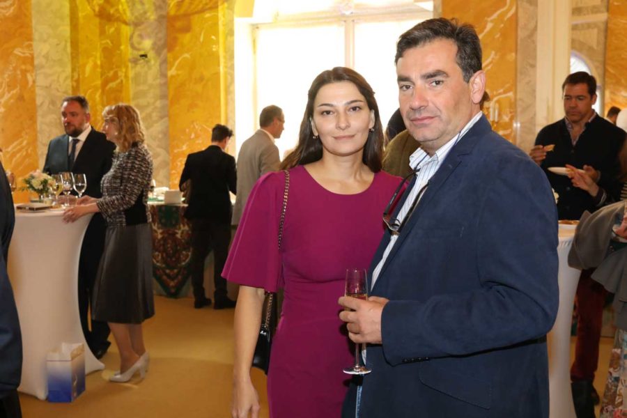 Princes et princesses au brunch du mariage du grand-duc Georges au ...