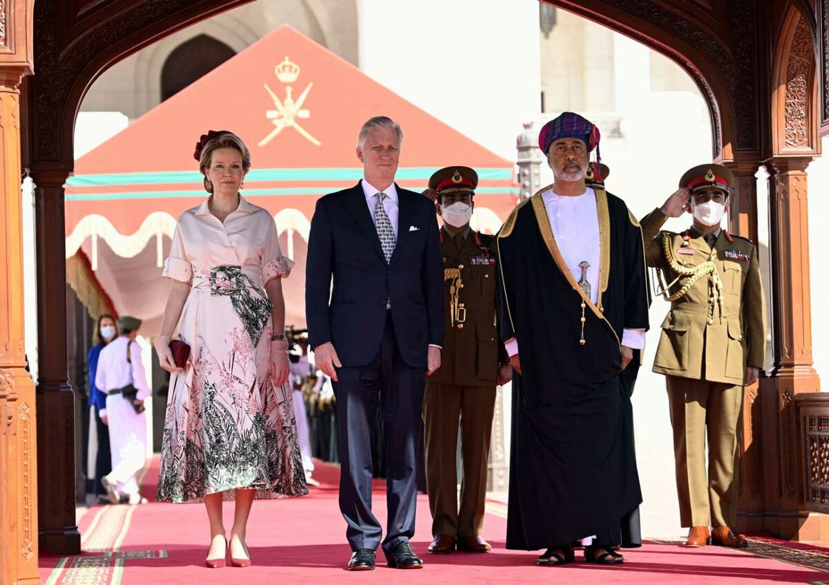 Le roi Philippe et la reine Mathilde reçus par le sultan d'Oman au ...