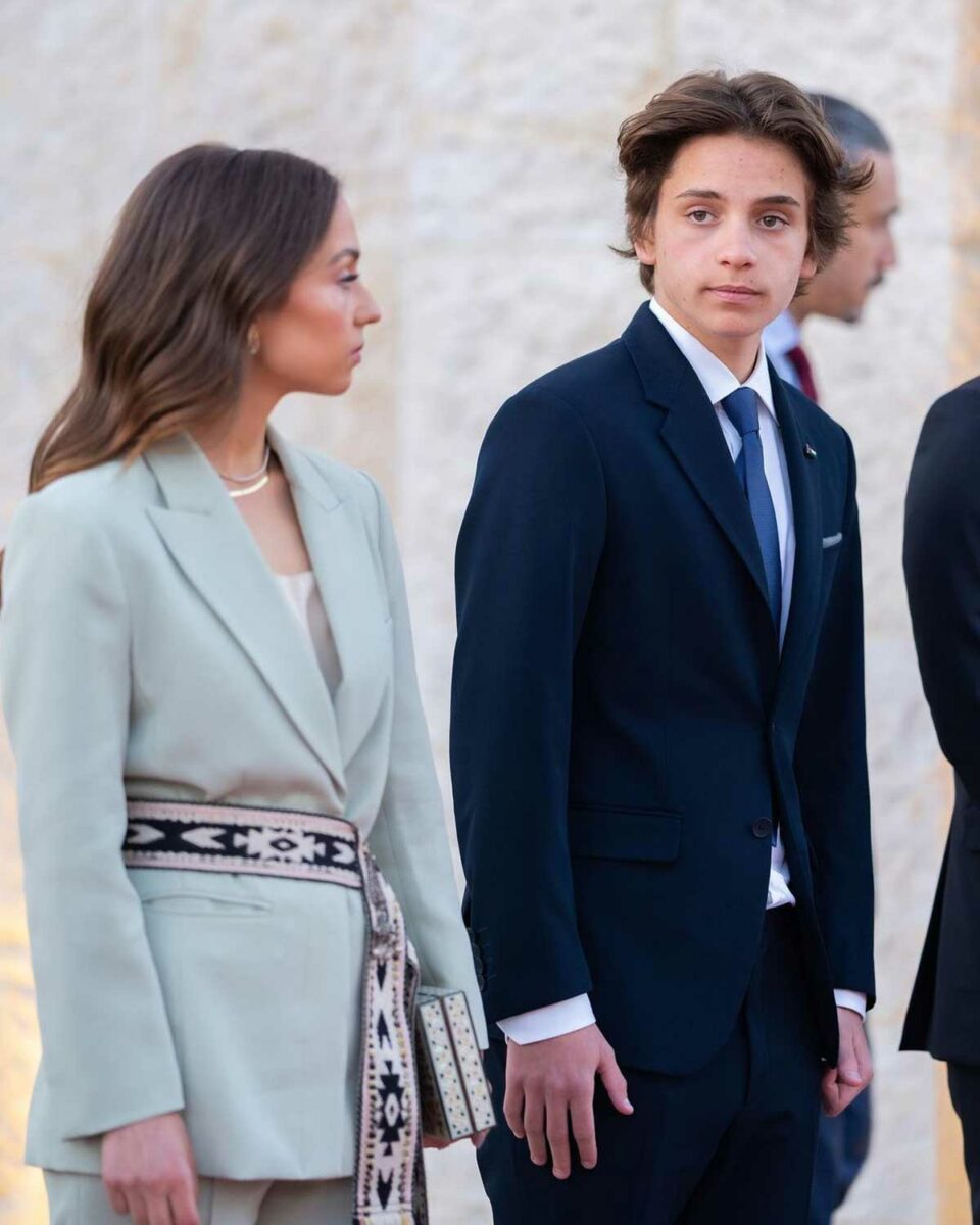 Le prince Hashem en jeune homme et la princesse Iman très élégante ...