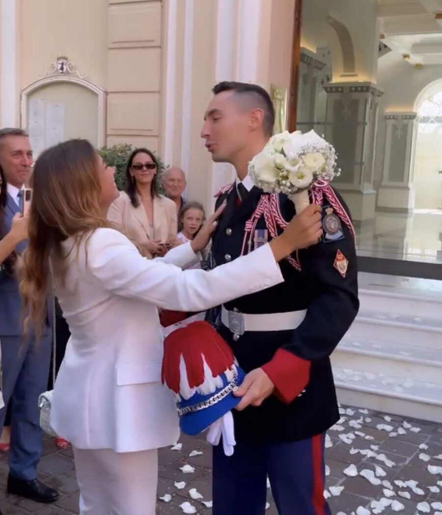Les enfants de la princesse Stéphanie et Daniel Ducruet au mariage de ...