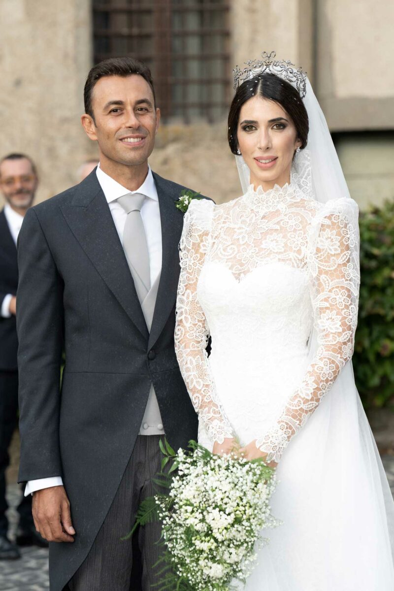 Le mariage de la princesse Giacinta Ruspoli en présence d'invités ...