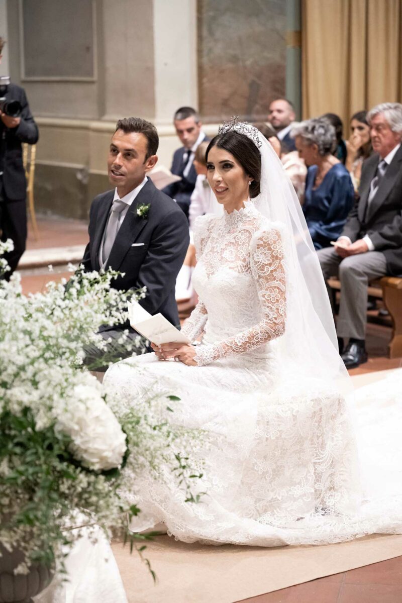 Le mariage de la princesse Giacinta Ruspoli en présence d'invités ...