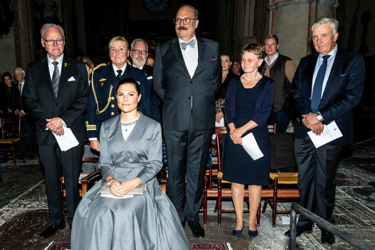 Victoria de Suède au concert en hommage au roi Charles XV
