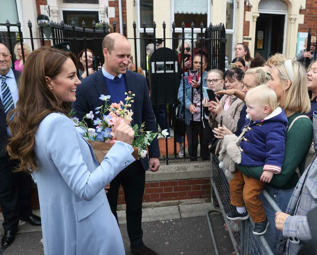 Le prince et la princesse de Galles en Irlande du Nord pour la première ...