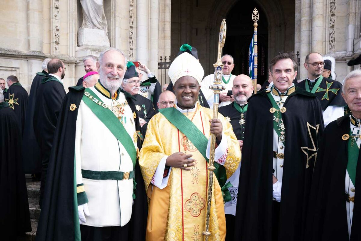 Cérémonie d'investiture de l'ordre de Saint Lazare à la cathédrale d ...