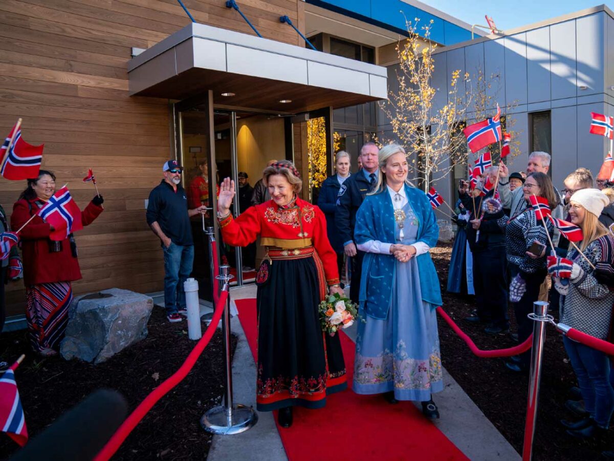 La reine Sonja inaugure la Norway House à Minneapolis