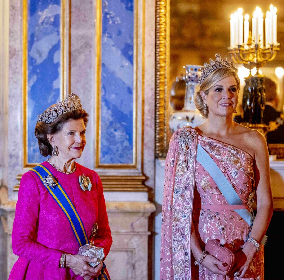 La reine Máxima sort le diadème des Stuart avec son imposant diamant ...