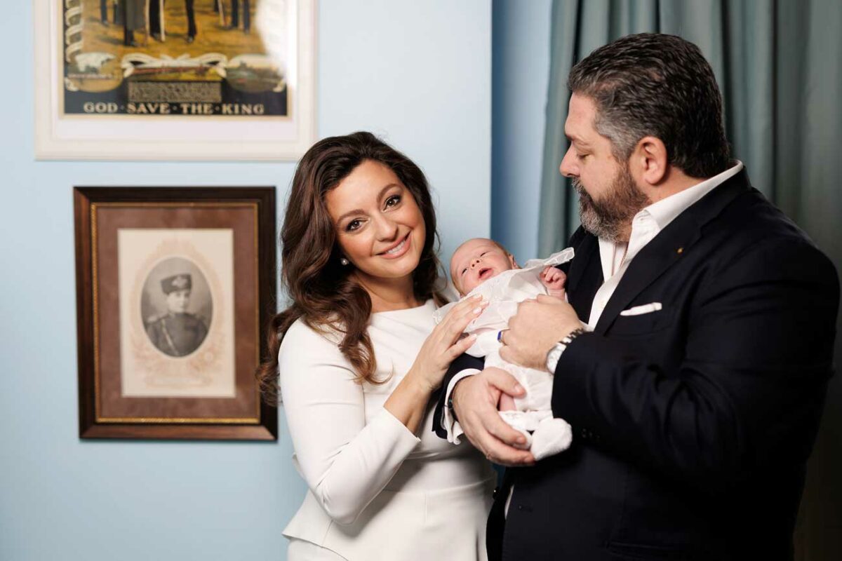Premières photos du prince Alexandre : le grand-duc Georges et la ...