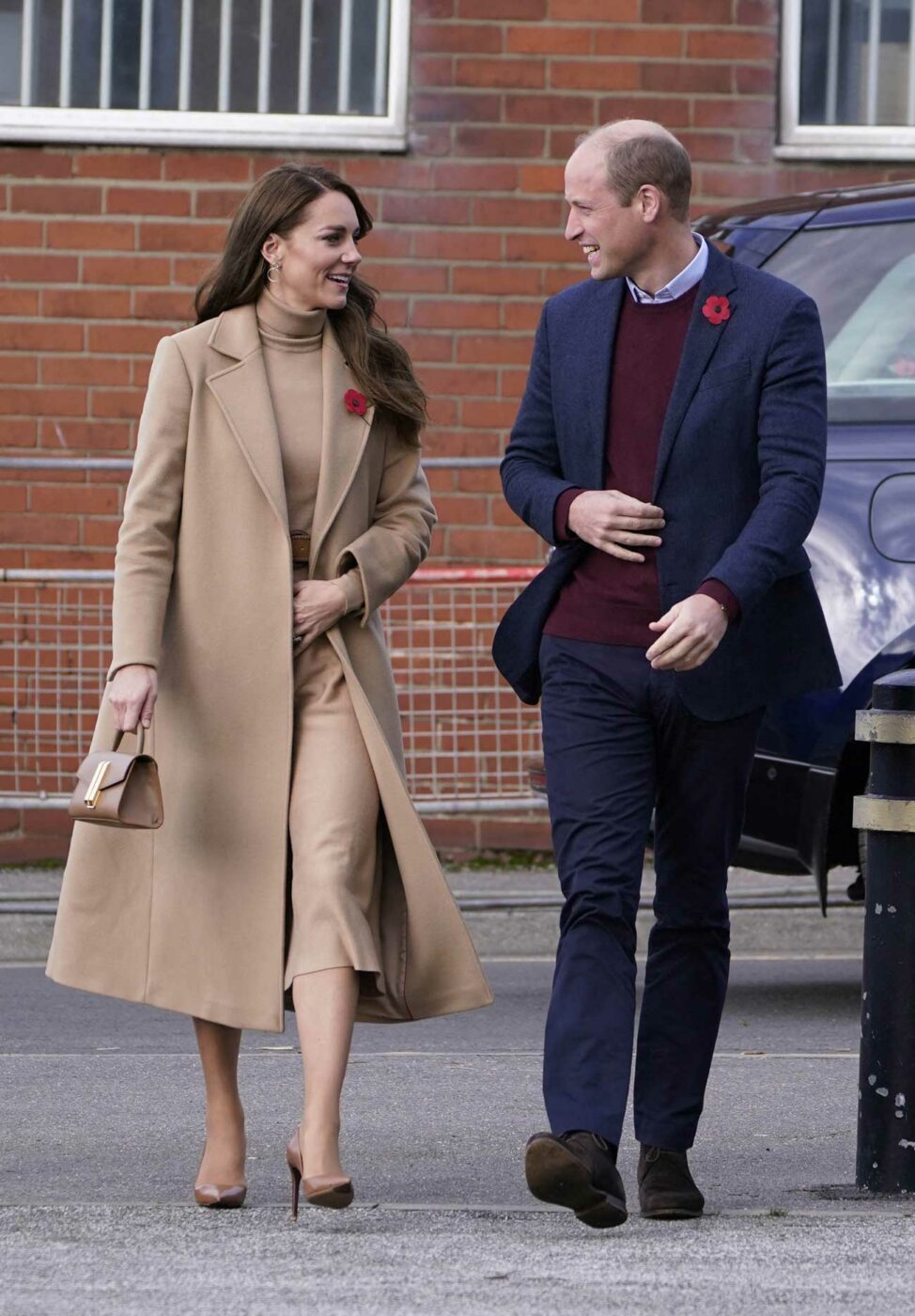 Le Prince Et La Princesse De Galles Apportent Leur Soutien Aux