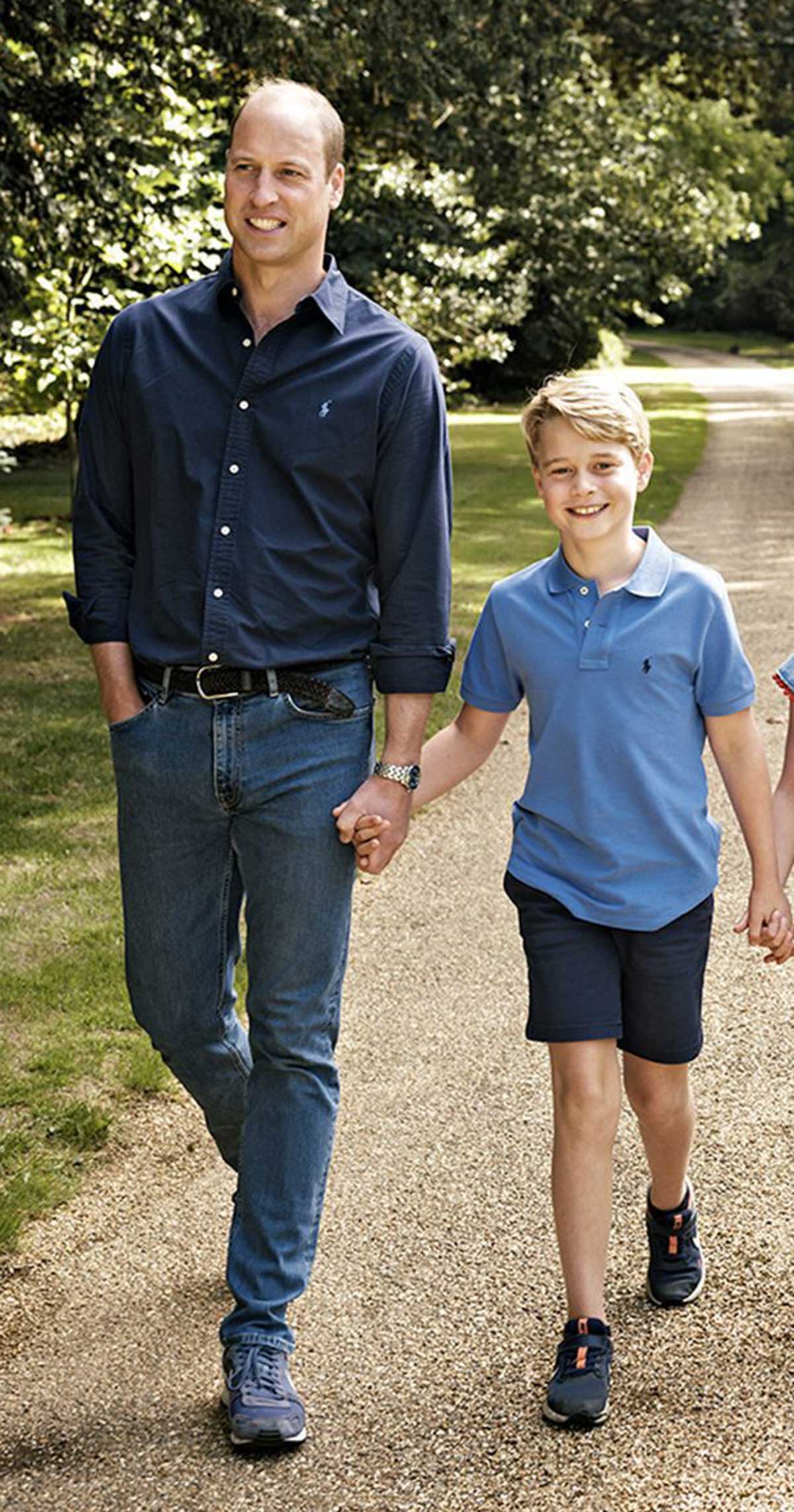 La famille de Galles offre une carte de Noël ensoleillée, décontractée ...