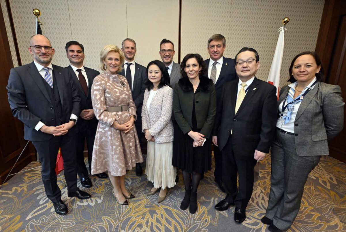 La princesse Astrid démarre sa mission économique au Japon