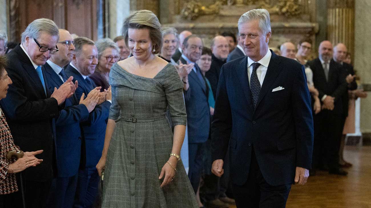 Le roi Philippe et la reine Mathilde reçoivent les nouveaux nobles au ...