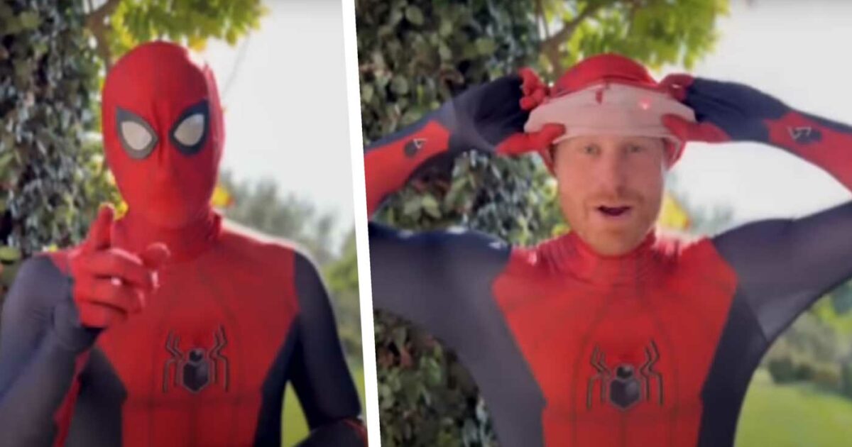 Le prince Harry se déguise en Spider-Man pour surprendre les enfants ...