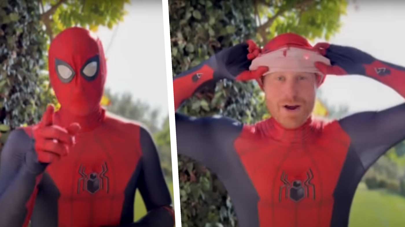 Le prince Harry se déguise en Spider-Man pour surprendre les enfants ...