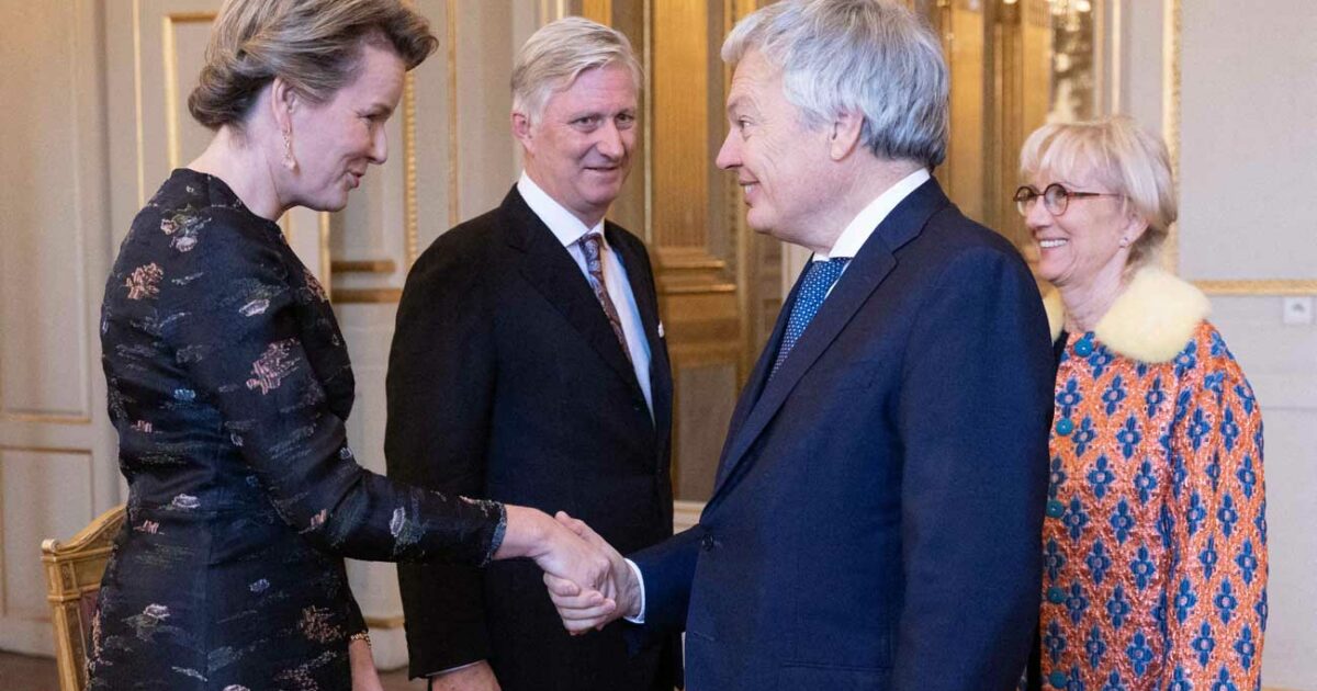 Le roi Philippe et la reine Mathilde reçoivent les représentants des ...