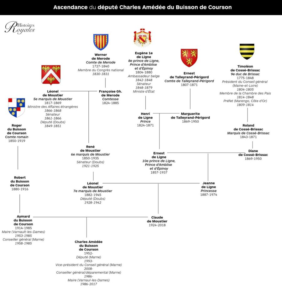 Charles de Courson, petit-fils de princesse et cousin du prince Albert ...