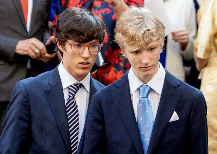 Les princes gentlemen Gabriel et Noah de Nassau : les petits-fils aînés du couple grand-ducal au ...