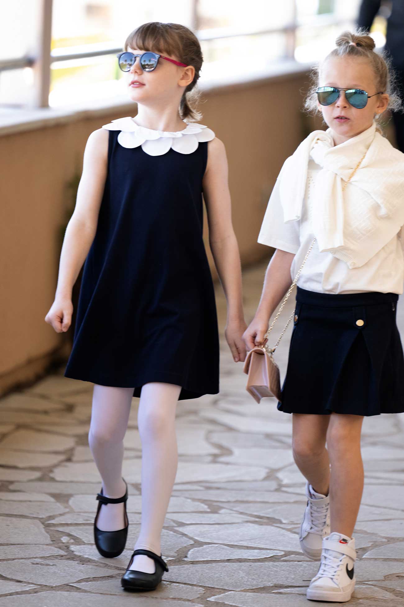 Jacques et Gabriella de Monaco avec leurs cousins Aiva Grace et Raigen ...