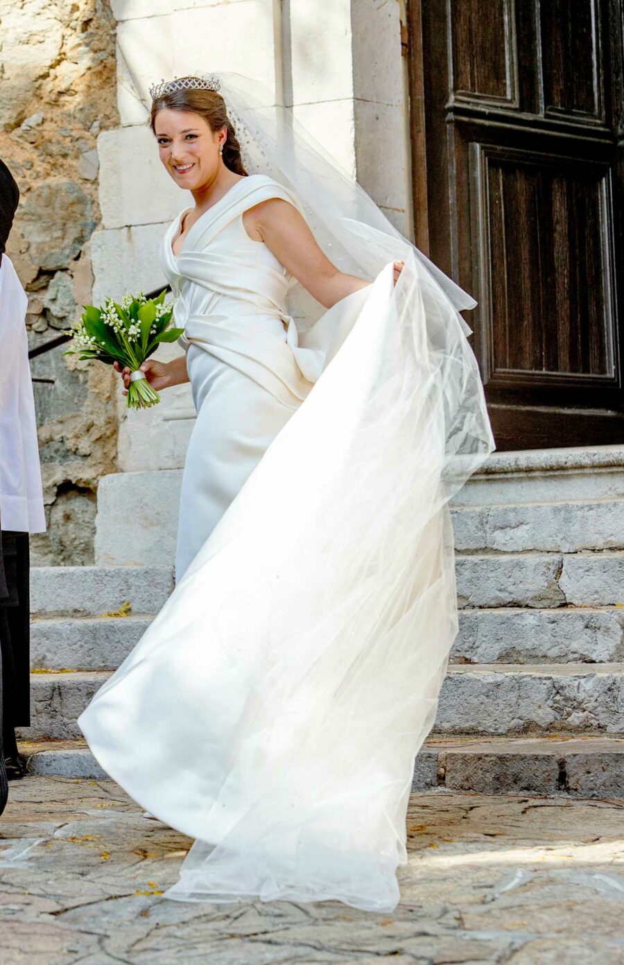 La robe et le diadème de mariage de la princesse Alexandra de Luxembourg