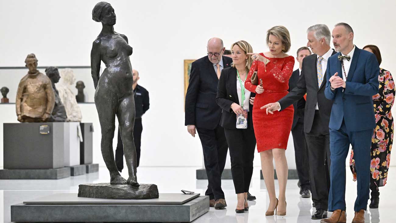 Le roi Philippe et la reine Mathilde au Musée royal des Beaux-Arts d'Anvers