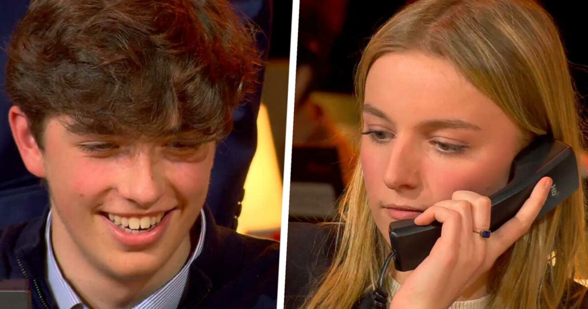 La princesse Louise, le prince Nicolas et le prince Aymeric répondent ...