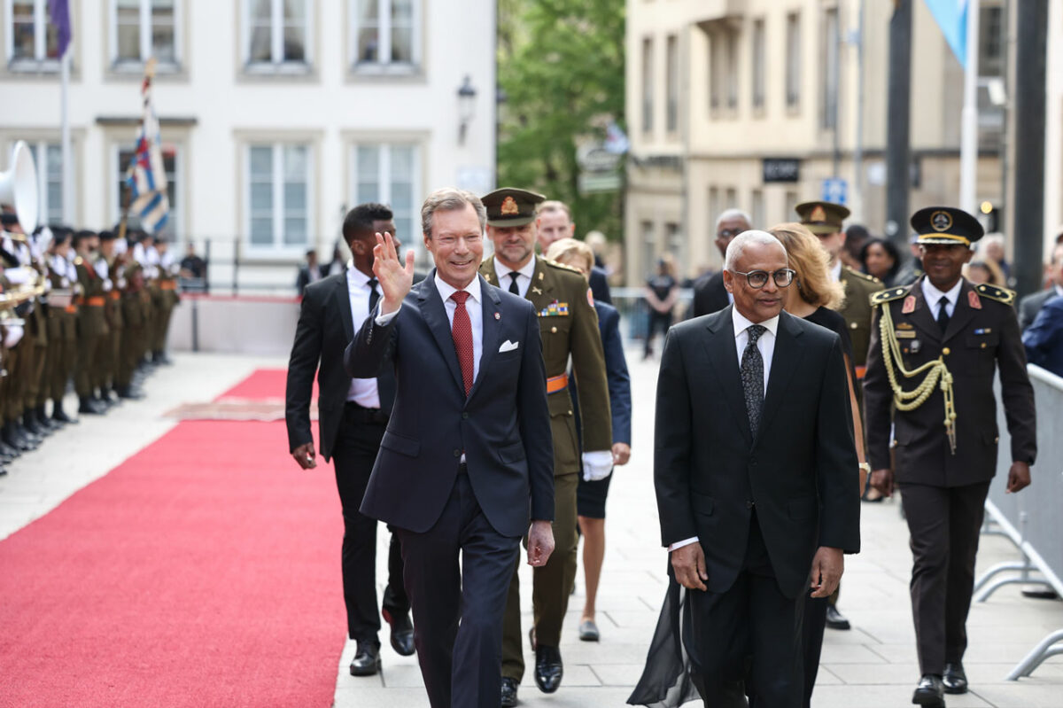 Le grand-duc Henri accueille seul le président cap-verdien pour sa ...