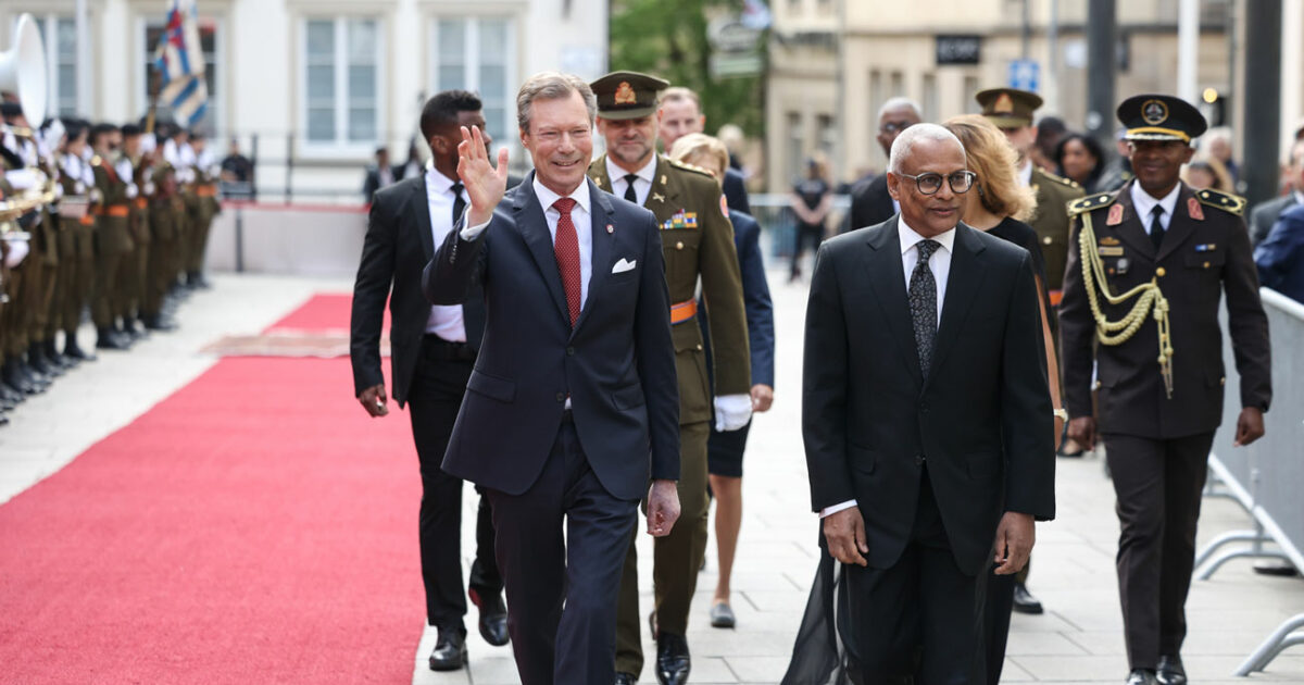Le grand-duc Henri accueille seul le président cap-verdien pour sa ...