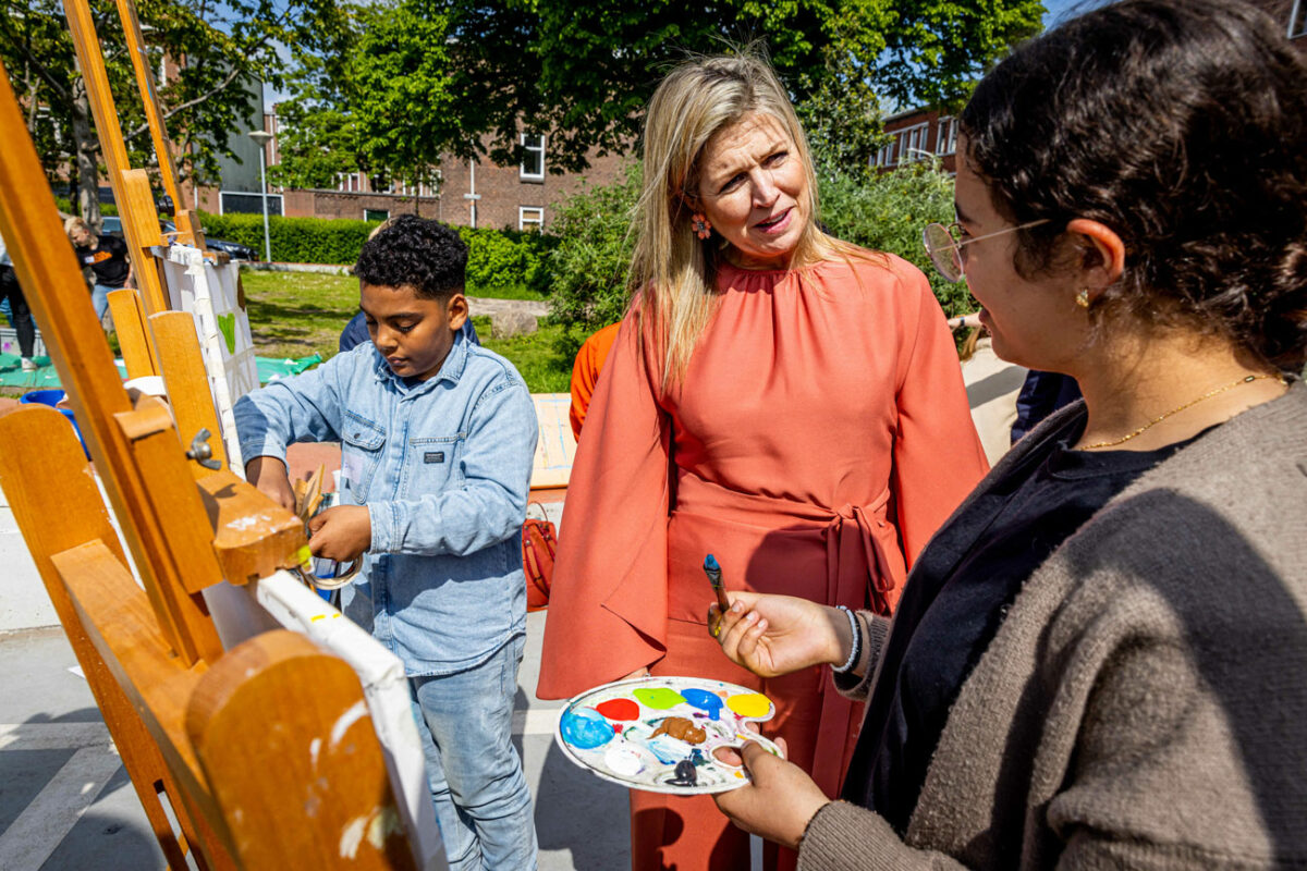 La reine Máxima s'engage pour plus d'art et de culture à l'école primaire