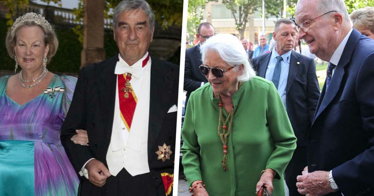 Le roi Albert et la reine Paola rencontrent le prince Alois Konstantin ...