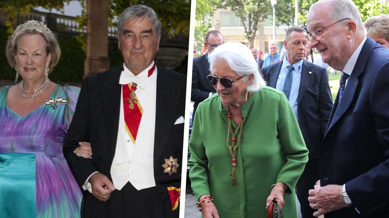 Le roi Albert et la reine Paola rencontrent le prince Alois Konstantin ...