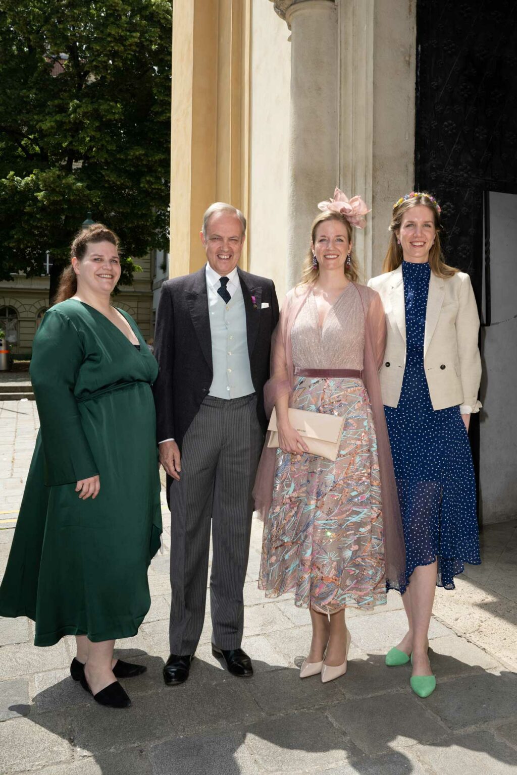 La famille royale de France au mariage du prince Johann-Wenzel de ...
