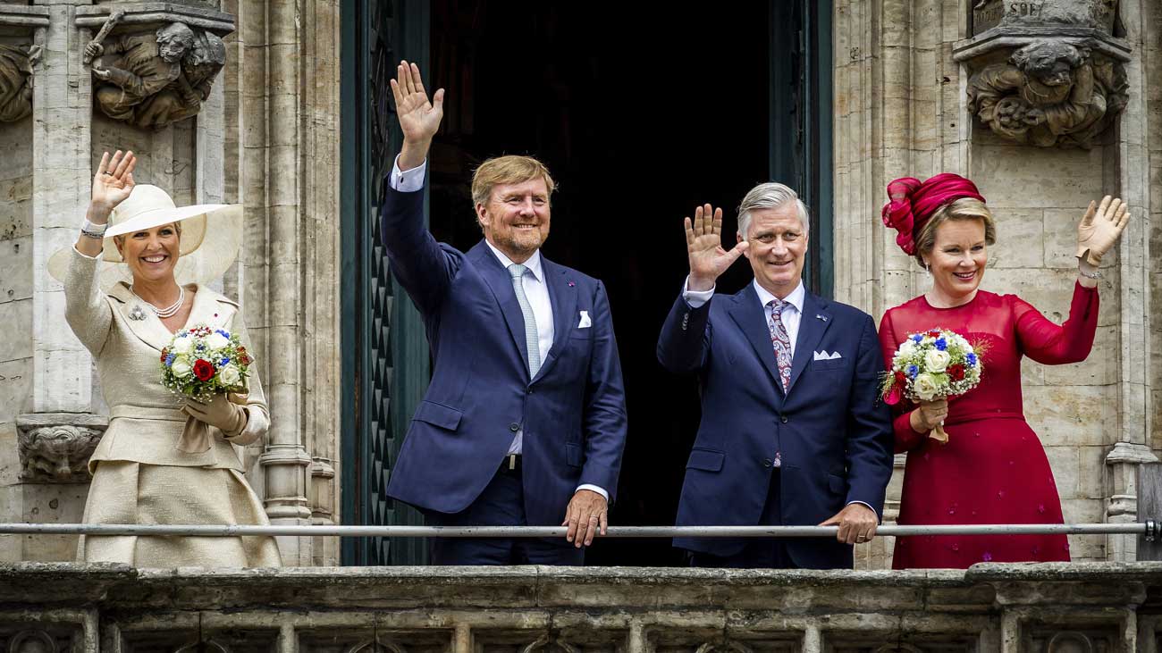 Philippe, Mathilde, Willem-Alexander et Máxima : Quatre souverains au ...