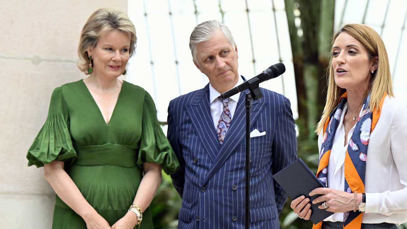 Le roi Philippe et la reine Mathilde fêtent les 70 ans du Parlement ...