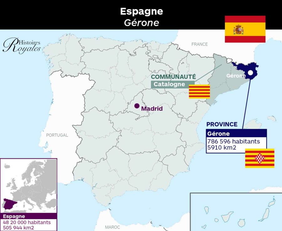 L'infante Sofia accompagne la princesse de Gérone : réunion entre sœurs ...