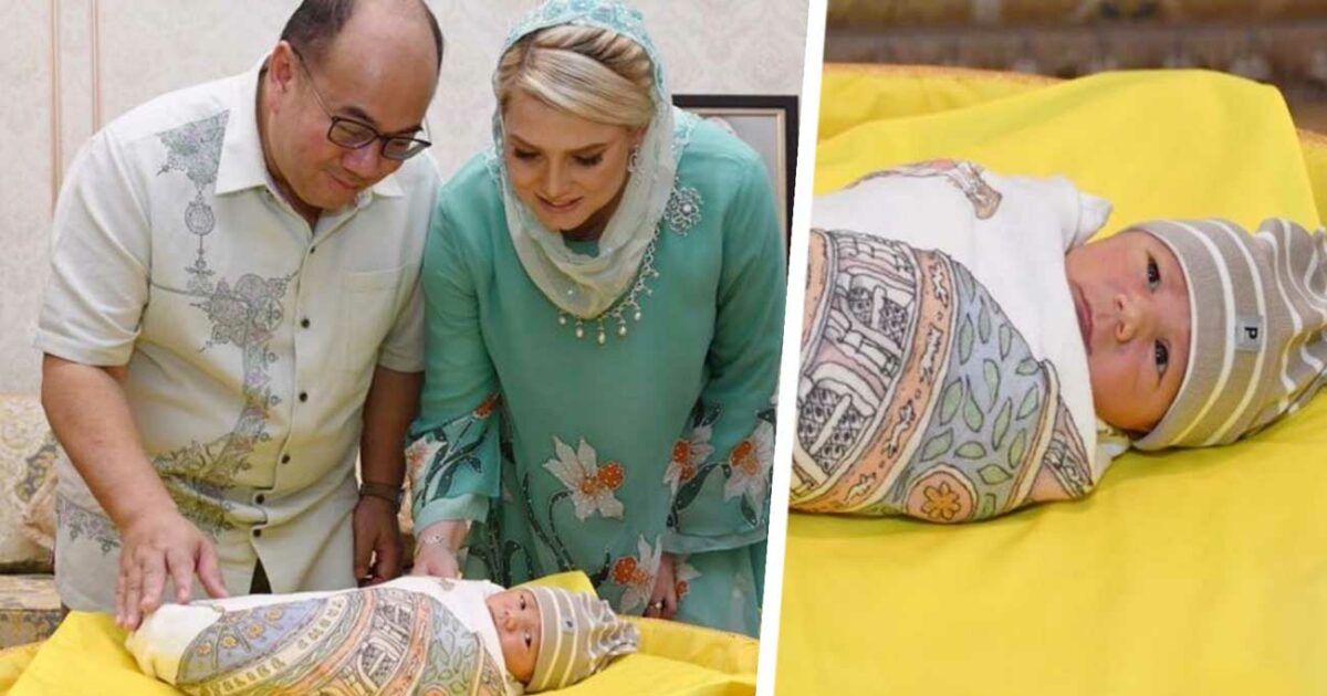 Premières photos du prince Johan : un héritier du sultanat de Kelantan au prénom suédois