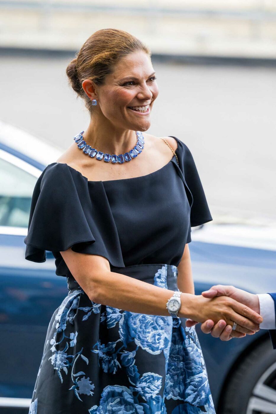 Parure Swarovski pour Victoria de Suède à la remise du Stockholm Junior ...