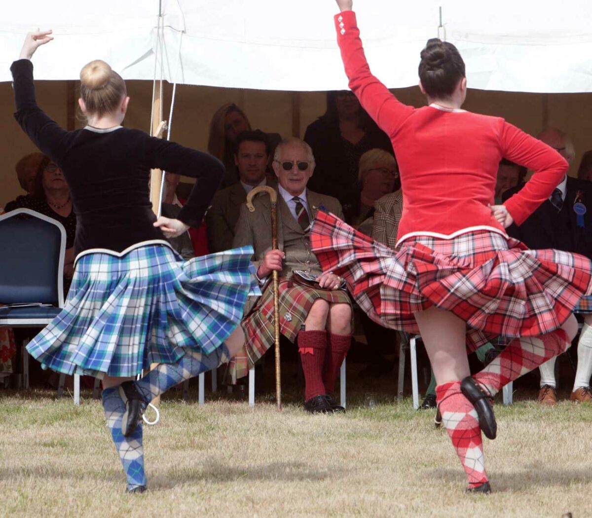 Le roi Charles III aux Mey Highland Games à l'extrémité nord de l'Écosse