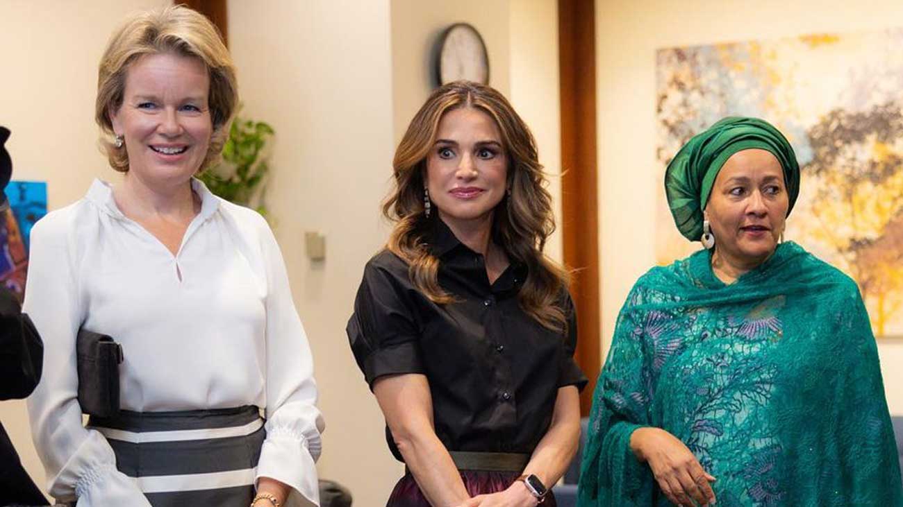 La reine Mathilde et la reine Rania à New York : engagées pour la cause ...
