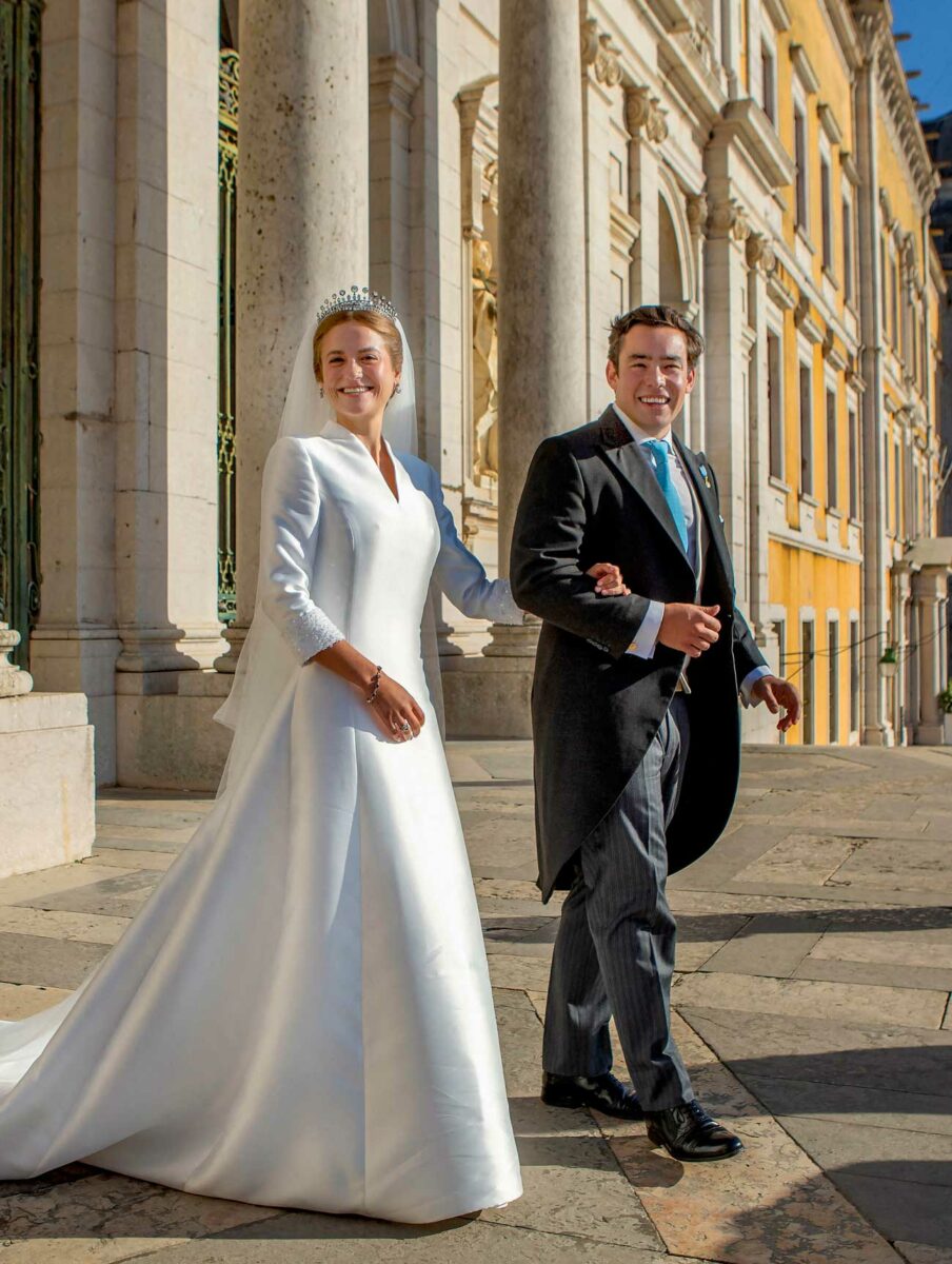 À l'intérieur de la réception du mariage royal de l'infante Maria ...